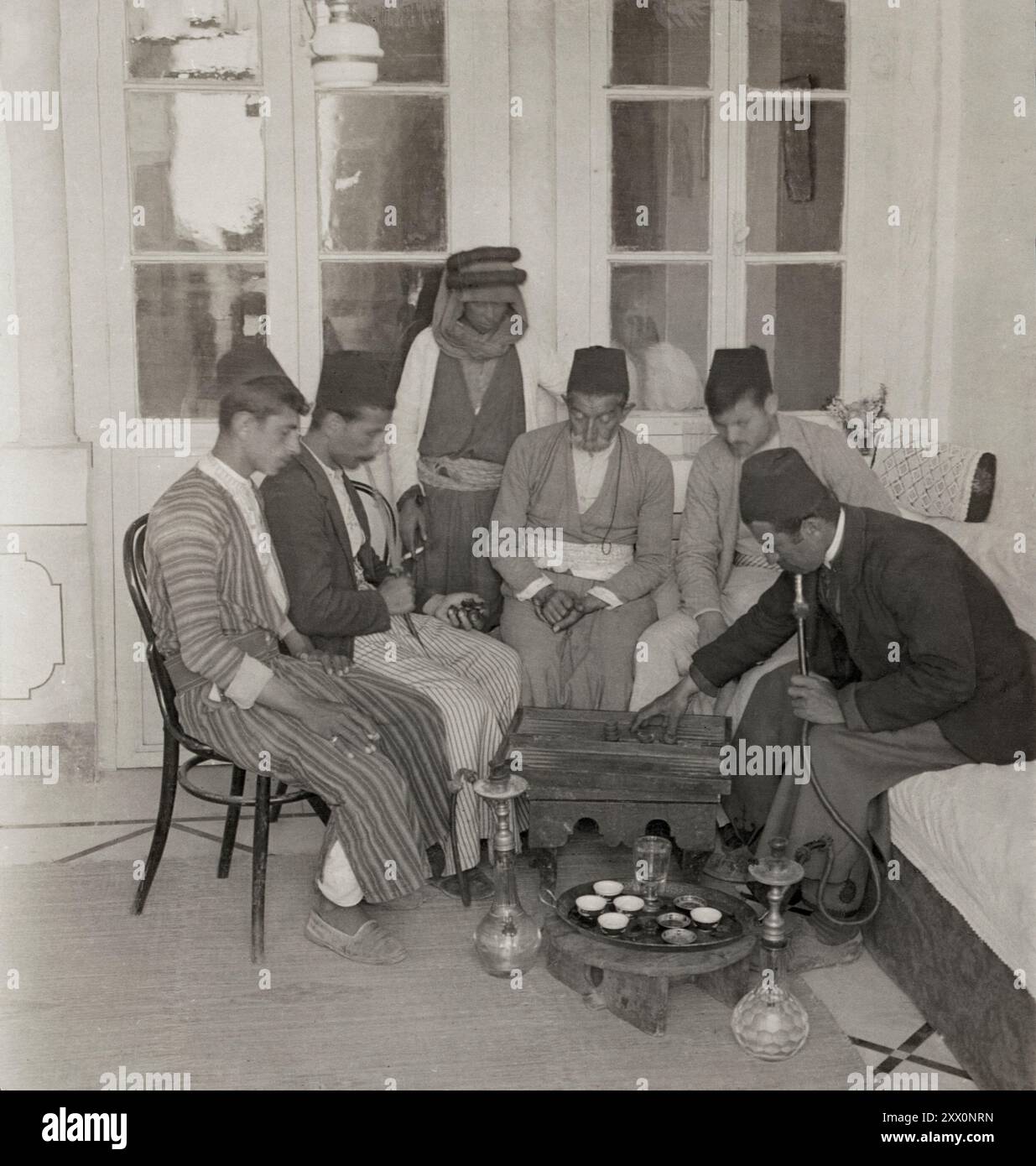 Life in Palestine in the early 20th century. Turkish residents of ...