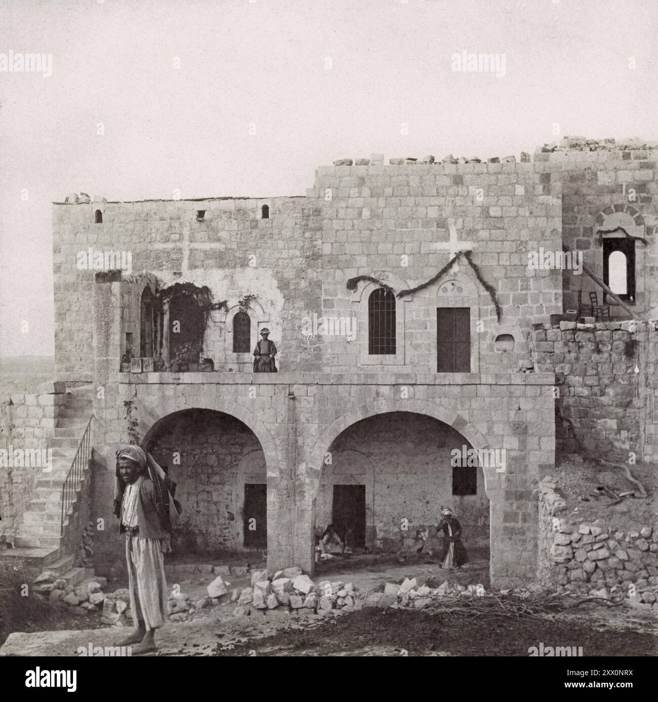 Life in Palestine in the early 20th century. The guest chamber of ...