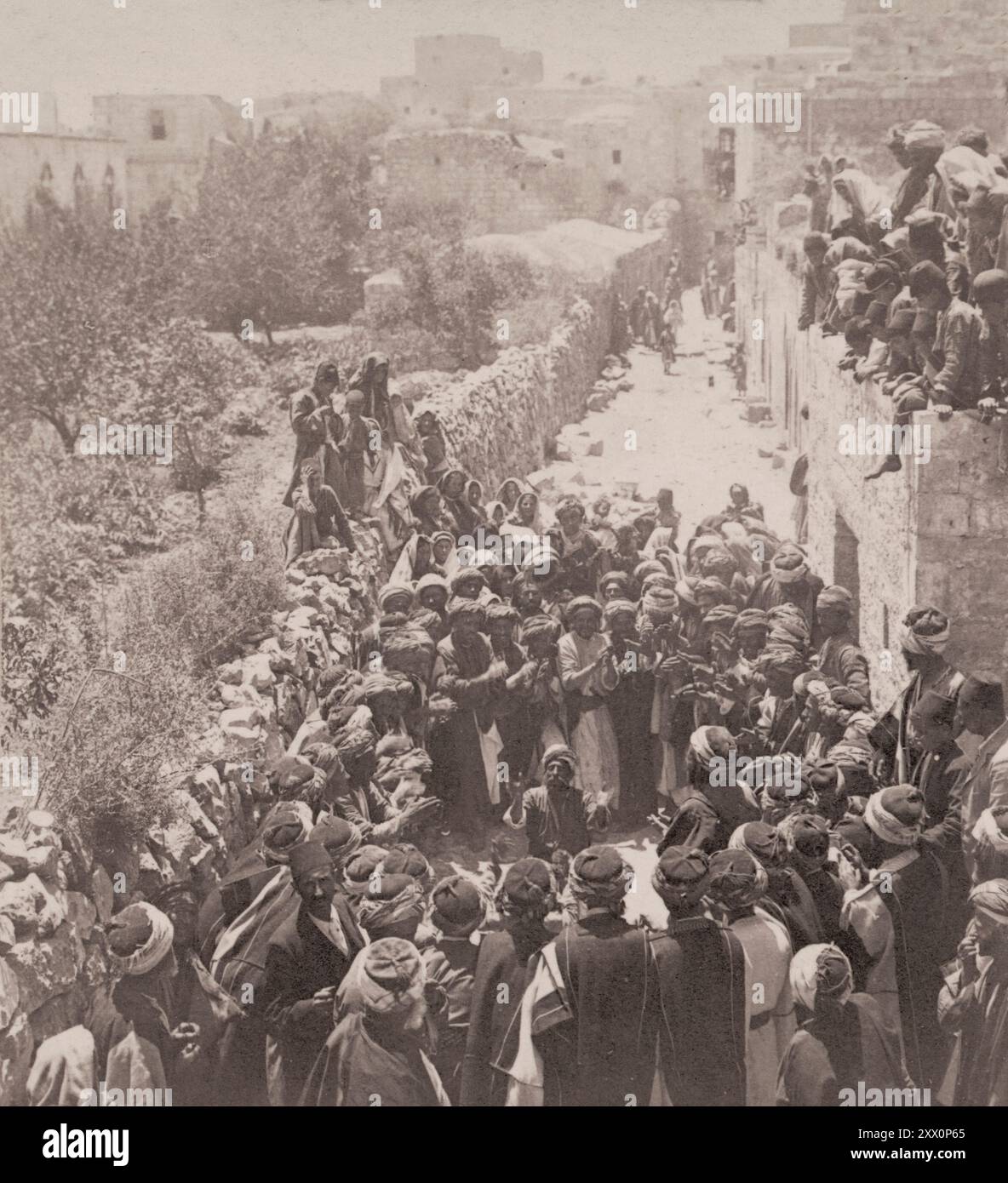 Life in Palestine in the late 19th and the early 20th century. The ...