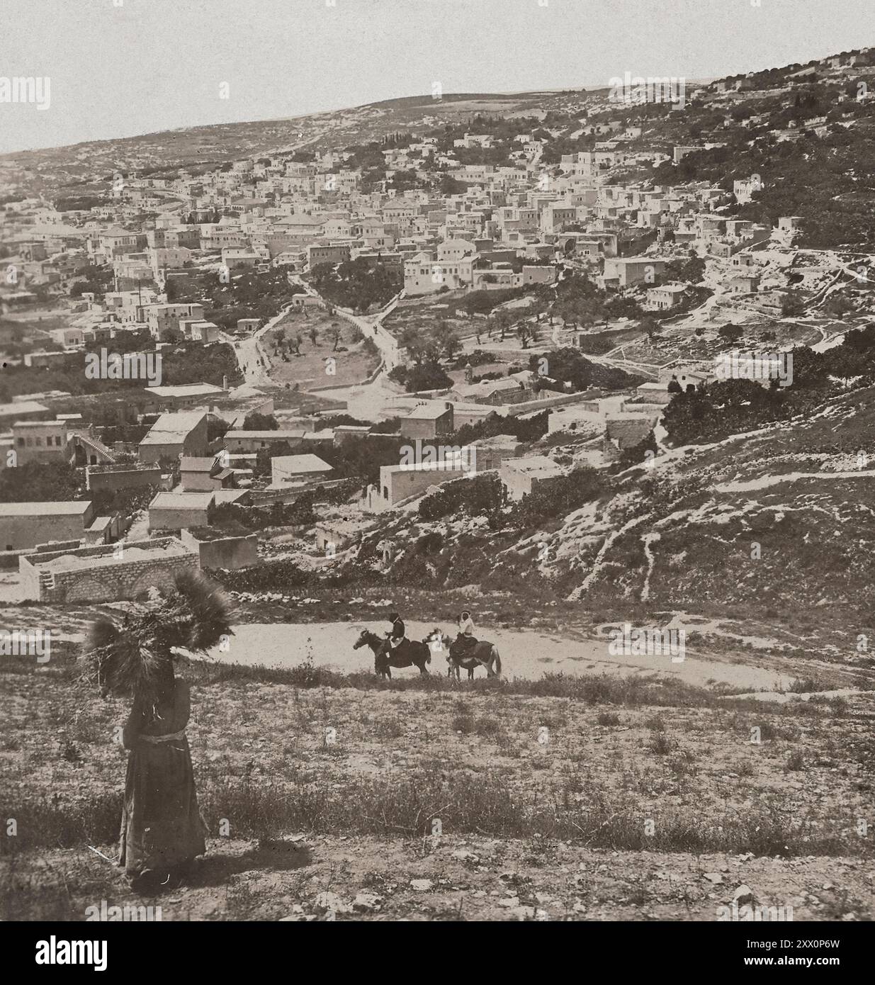 Life in Palestine in the late 19th and the early 20th century. Nazareth ...
