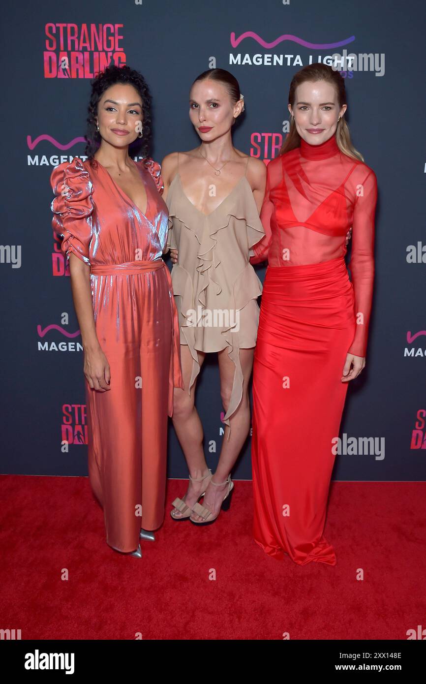 Bianca Santos, Z Berg und Willa Fitzgerald bei der Premiere des ...