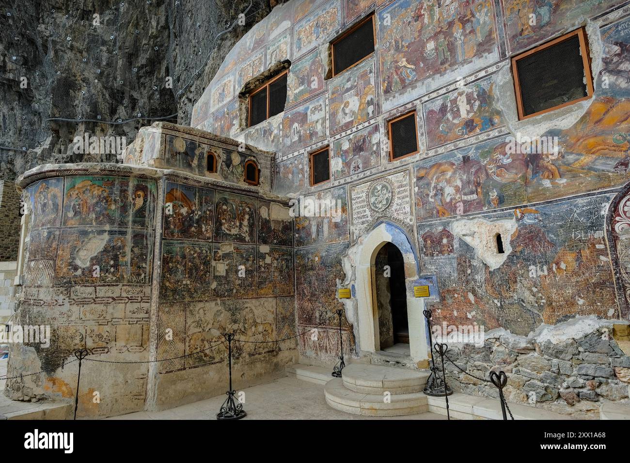 Maçka, Turkey - July 26, 2024: Sumela Monastery is a Greek Orthodox ...