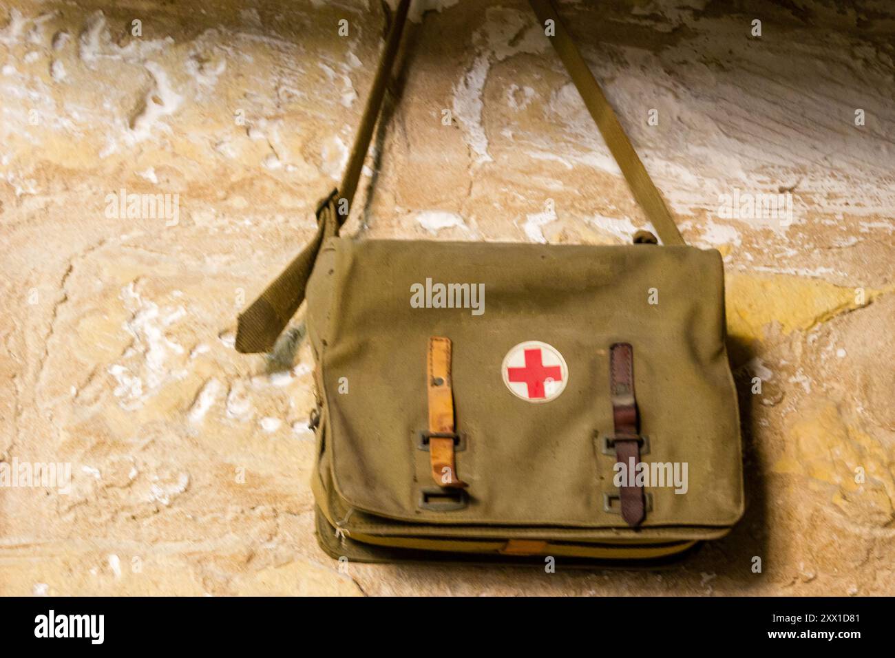 an ancient first-aid bag taken indoors at Gozo, Malta Stock Photo - Alamy