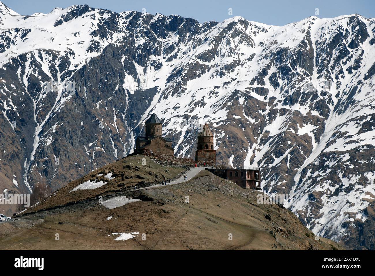 Gergeti Trinity Church (Tsminda Sameba), Holy Trinity Church near the ...