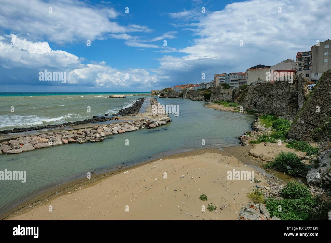 Sinop, Turkey - July 31, 2024: Views of Kumkapi beach in Sinop, Turkey ...