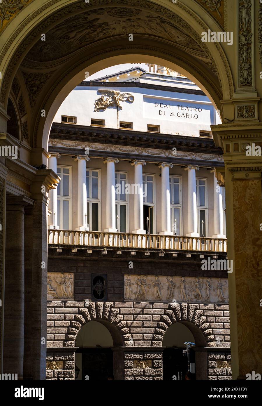 Naples, Italy - June 24, 2024: A captivating view of the iconic Teatro ...