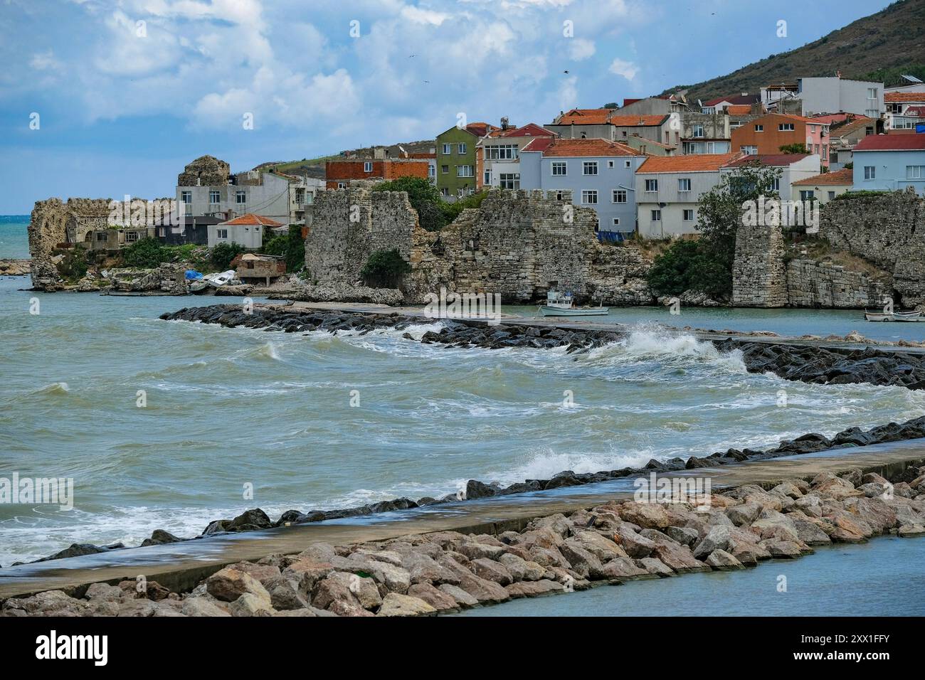 Sinop, Turkey - July 31, 2024: Views of Kumkapi beach in Sinop, Turkey ...