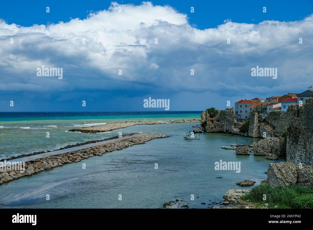 Sinop, Turkey - July 31, 2024: Views of Kumkapi beach in Sinop, Turkey ...