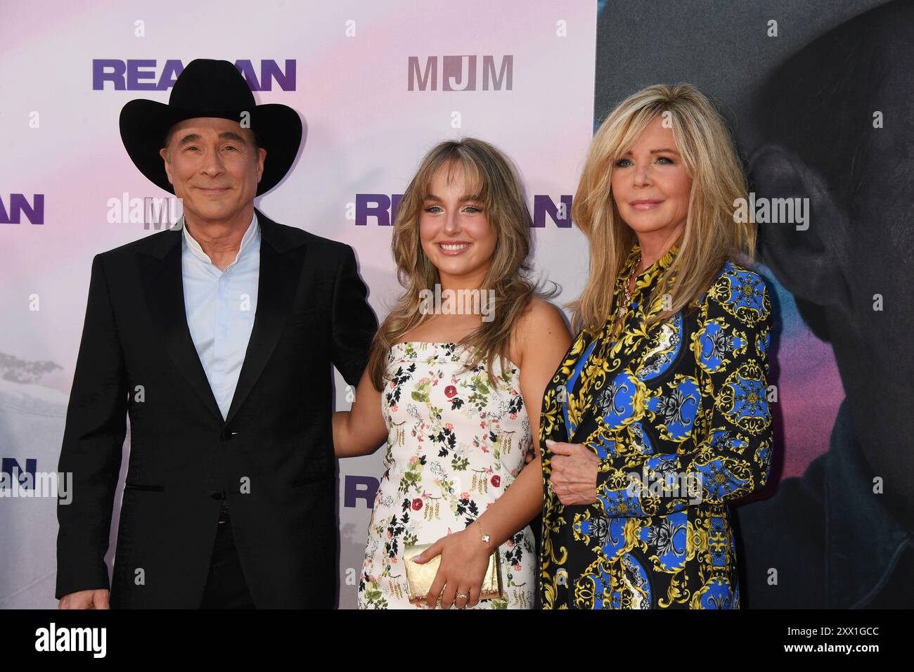 HOLLYWOOD, CALIFORNIA - AUGUST 20: (L-R) Clint Black, Lily Pearl Black ...
