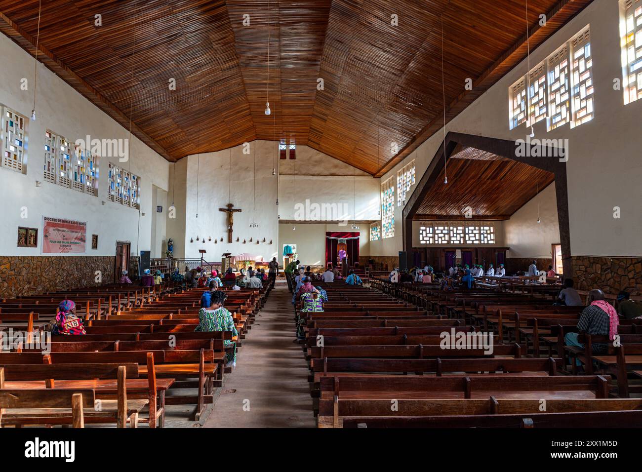 Cathedral of Bunia, Ituri, Democratic Republic of Congo, Africa Stock ...