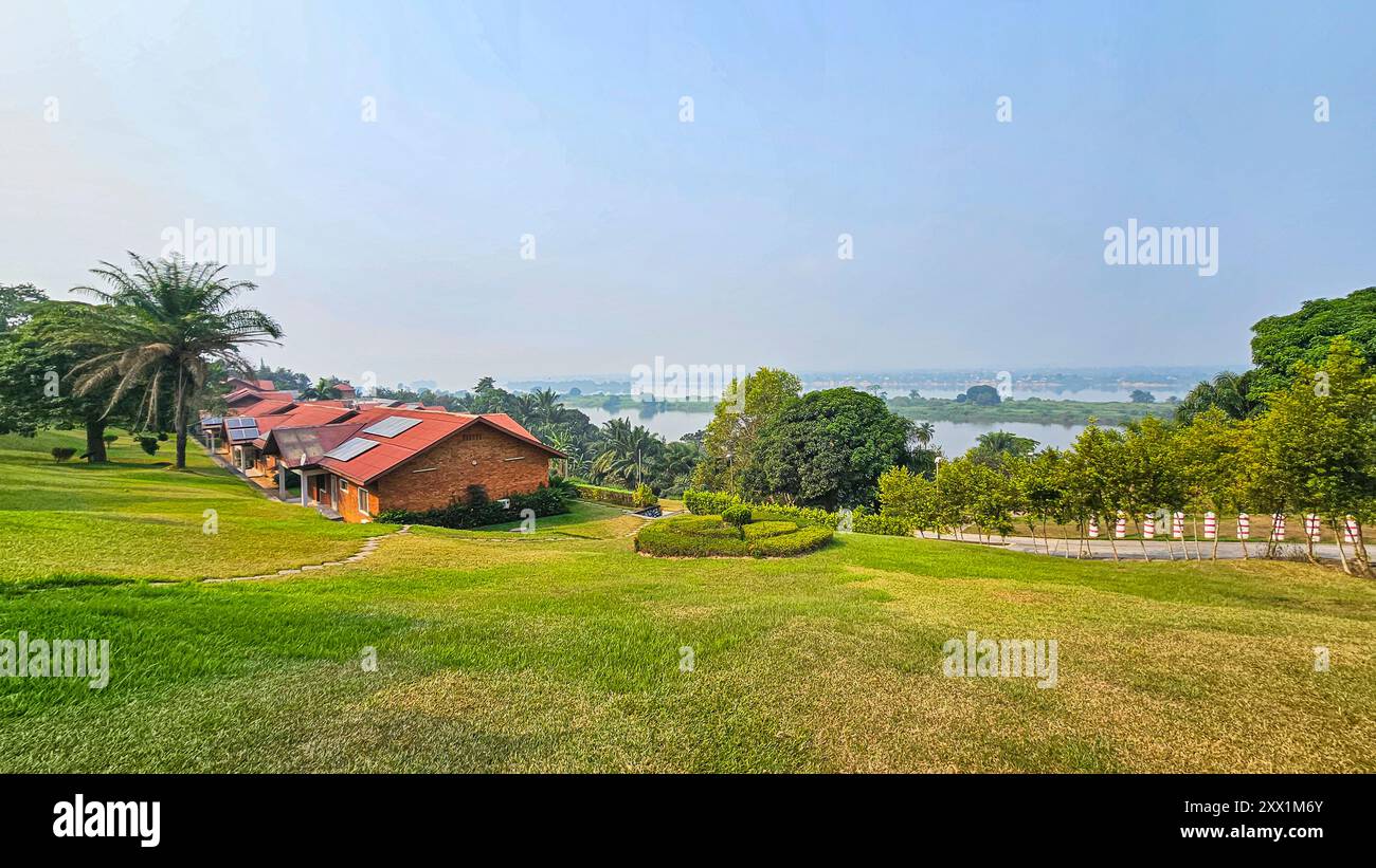 Park above the Lualaba river, Kindu, Maniema, Democratic Republic of ...