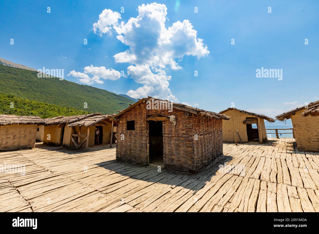 Bay of Bones Museum, Ohrid, Macedonia, Europe Stock Photo - Alamy