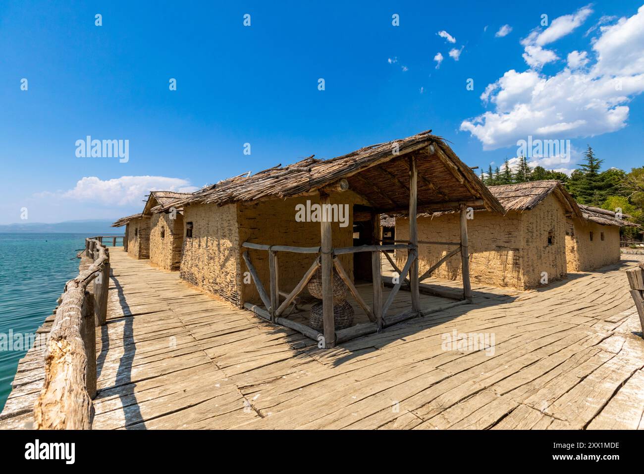 Bay of Bones Museum, Ohrid, Macedonia, Europe Stock Photo - Alamy