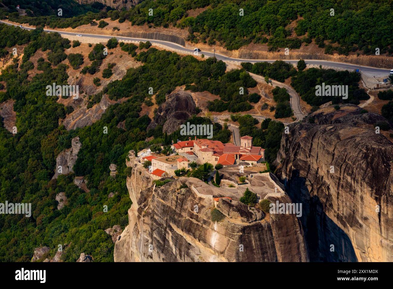 View of the Meteora Monasteries, UNESCO World Heritage Site, Thessaly ...