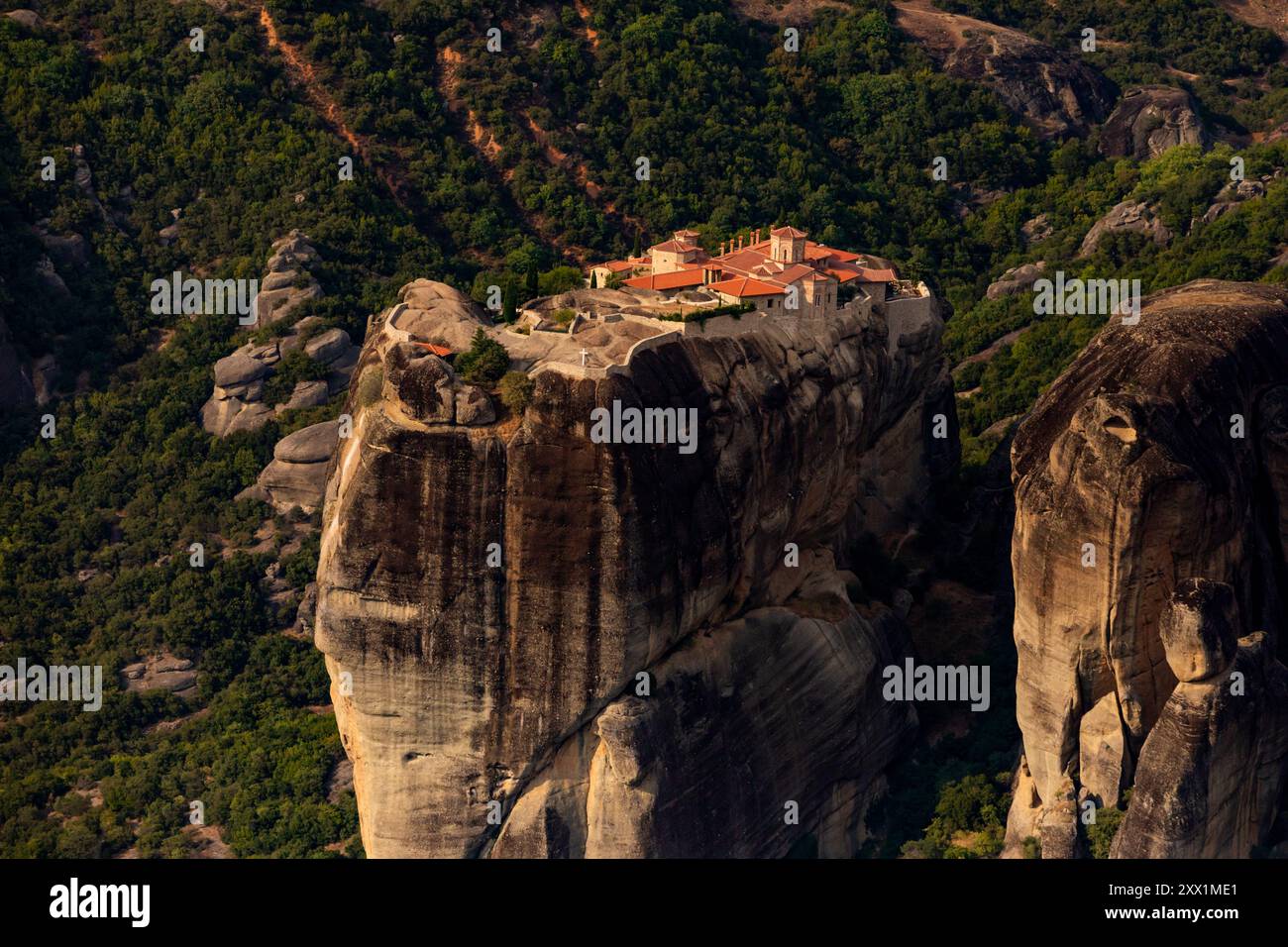 View of the Meteora Monasteries, UNESCO World Heritage Site, Thessaly ...