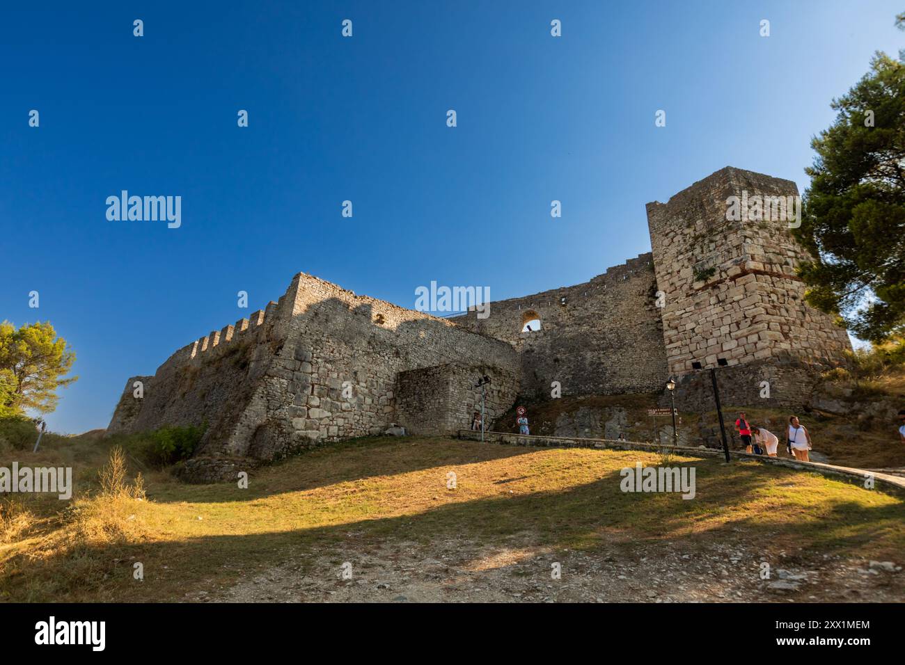 Castle Berat on a hill, Berat, Albania, Europe Stock Photo - Alamy