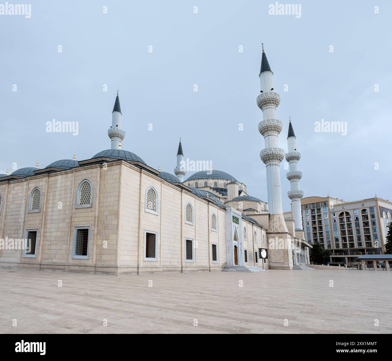 Bishkek Central Mosque with four minarets, one of largest in Central ...