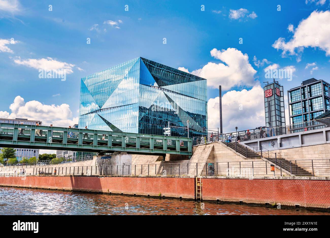 The Cube office building, next to the main railway station and beside ...