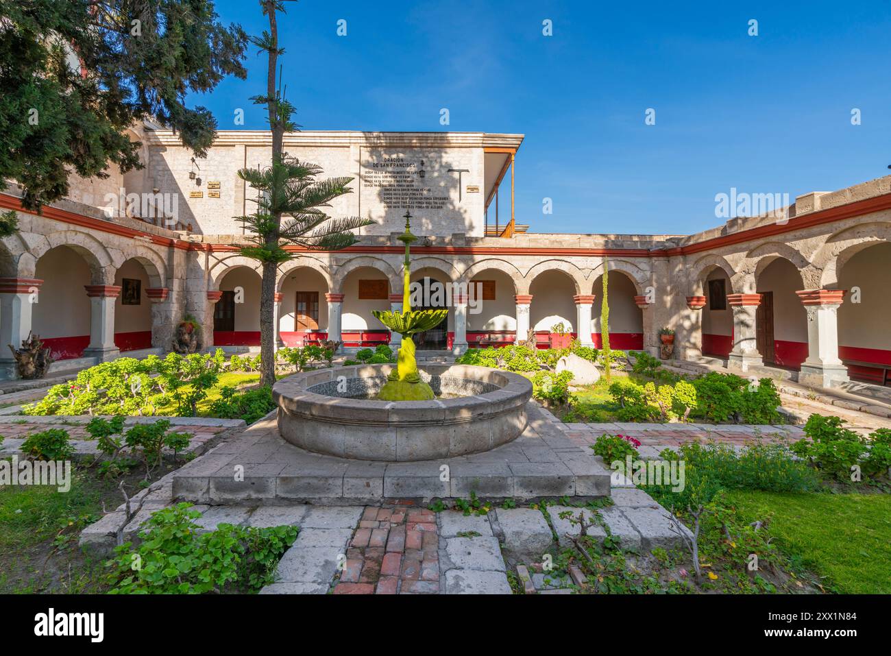 Garden at Monasterio y Museo de la Recoleta, UNESCO World Heritage Site ...