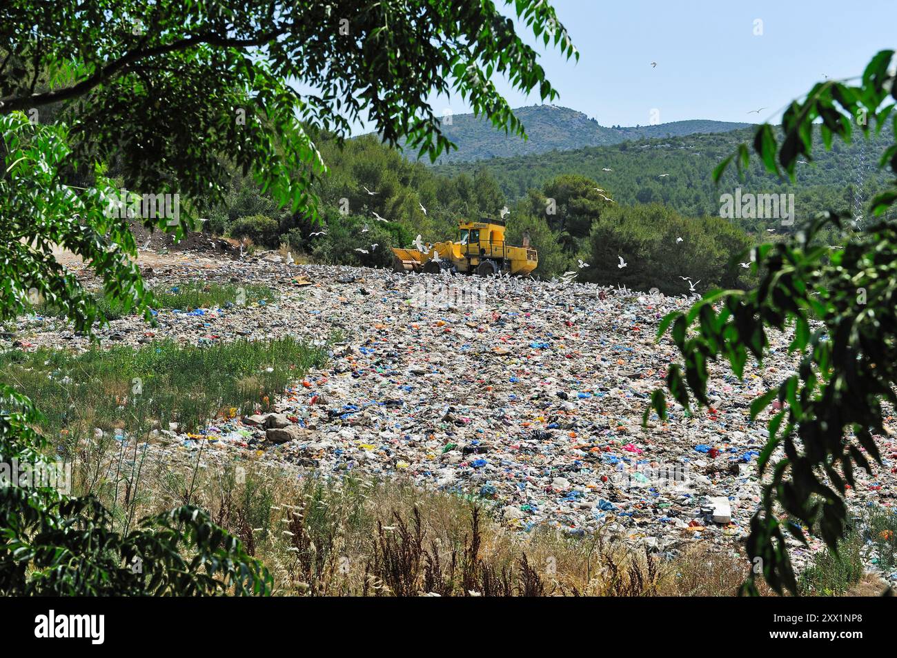 Garbage dump, Hvar island, Croatia, Southeast Europe Stock Photo - Alamy
