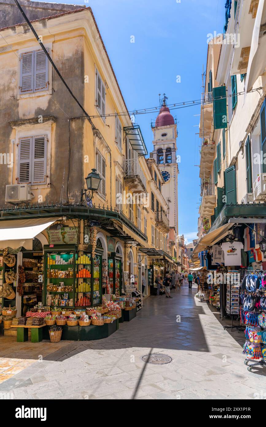 Corfu olive street hi-res stock photography and images - Alamy