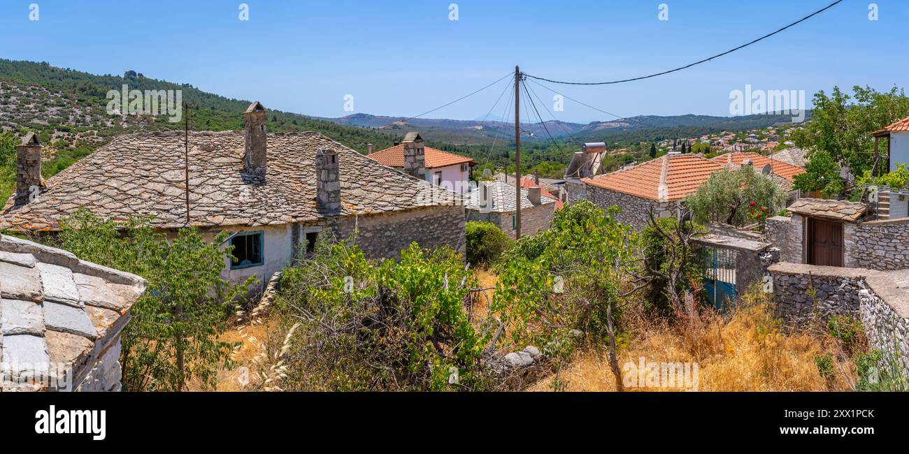 Elevated view remote village hi-res stock photography and images - Alamy