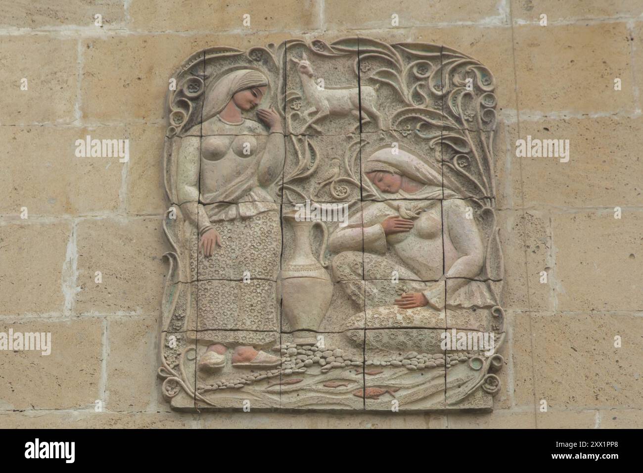 icheri Sheher is the historical core of Baku . Ancient monument made of ...