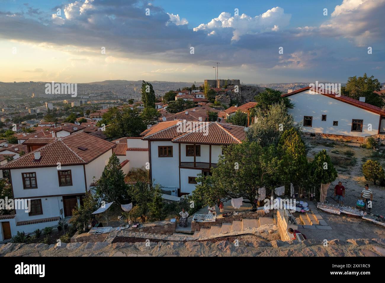 Ankara, Turkey - August 11, 2024: Ankara Castle is a historic ...