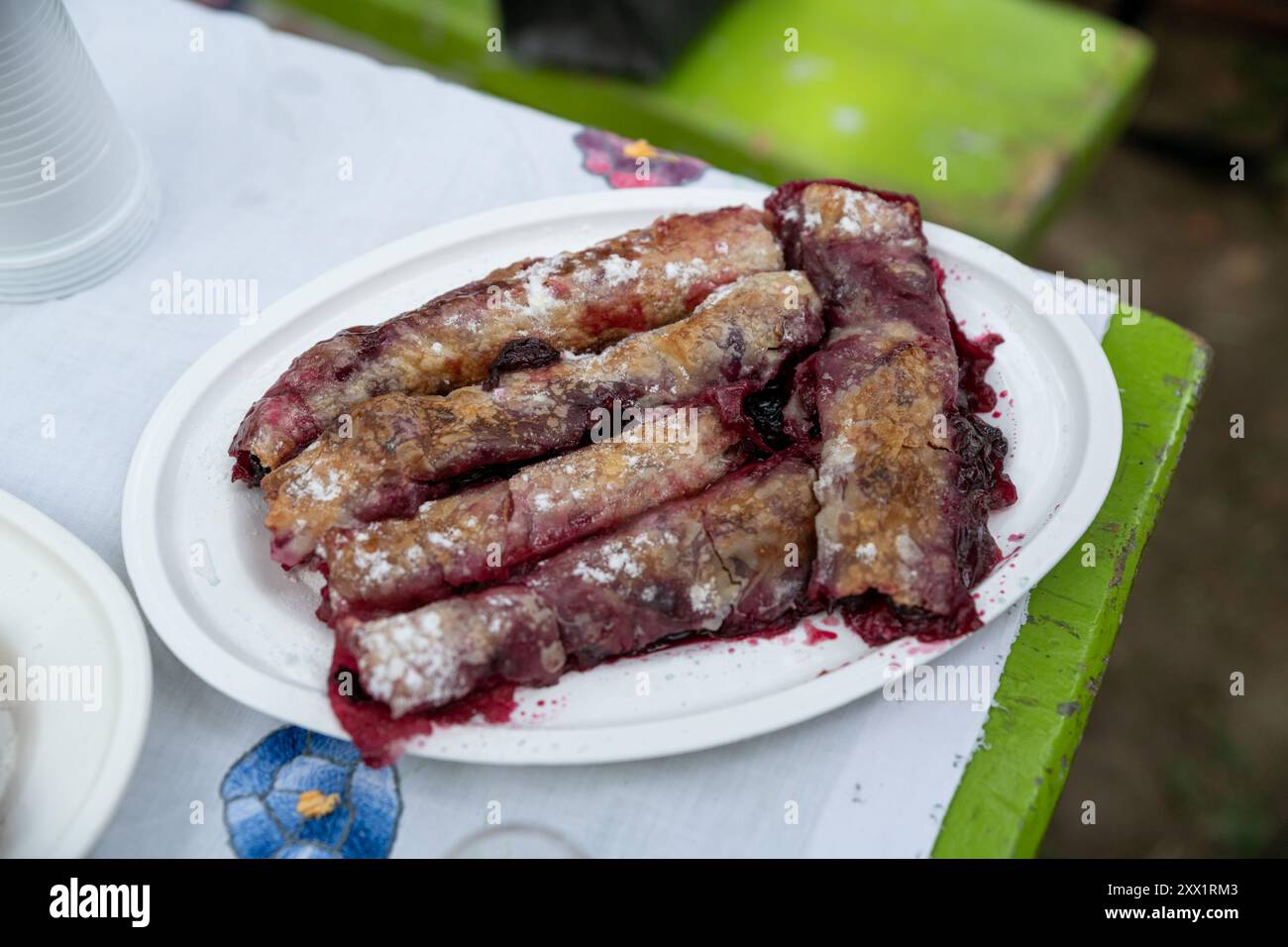 homemade sweet and savory cakes Balkan and Serbian recipe Stock Photo ...