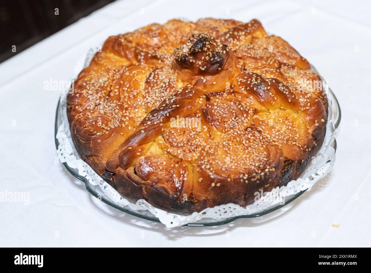 homemade sweet and savory cakes Balkan and Serbian recipe Stock Photo ...