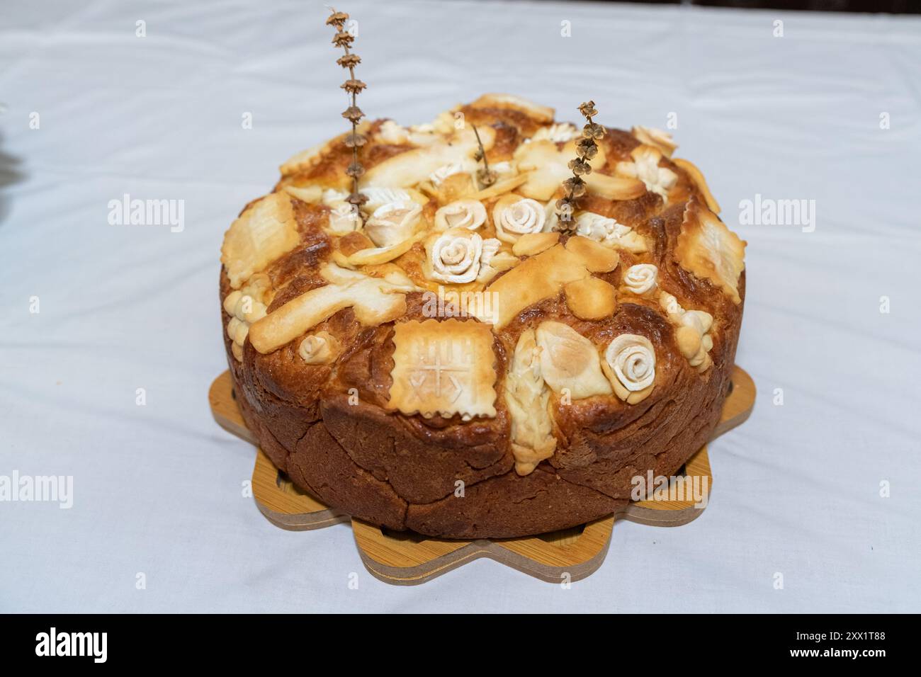 homemade sweet and savory cakes Balkan and Serbian recipe Stock Photo ...