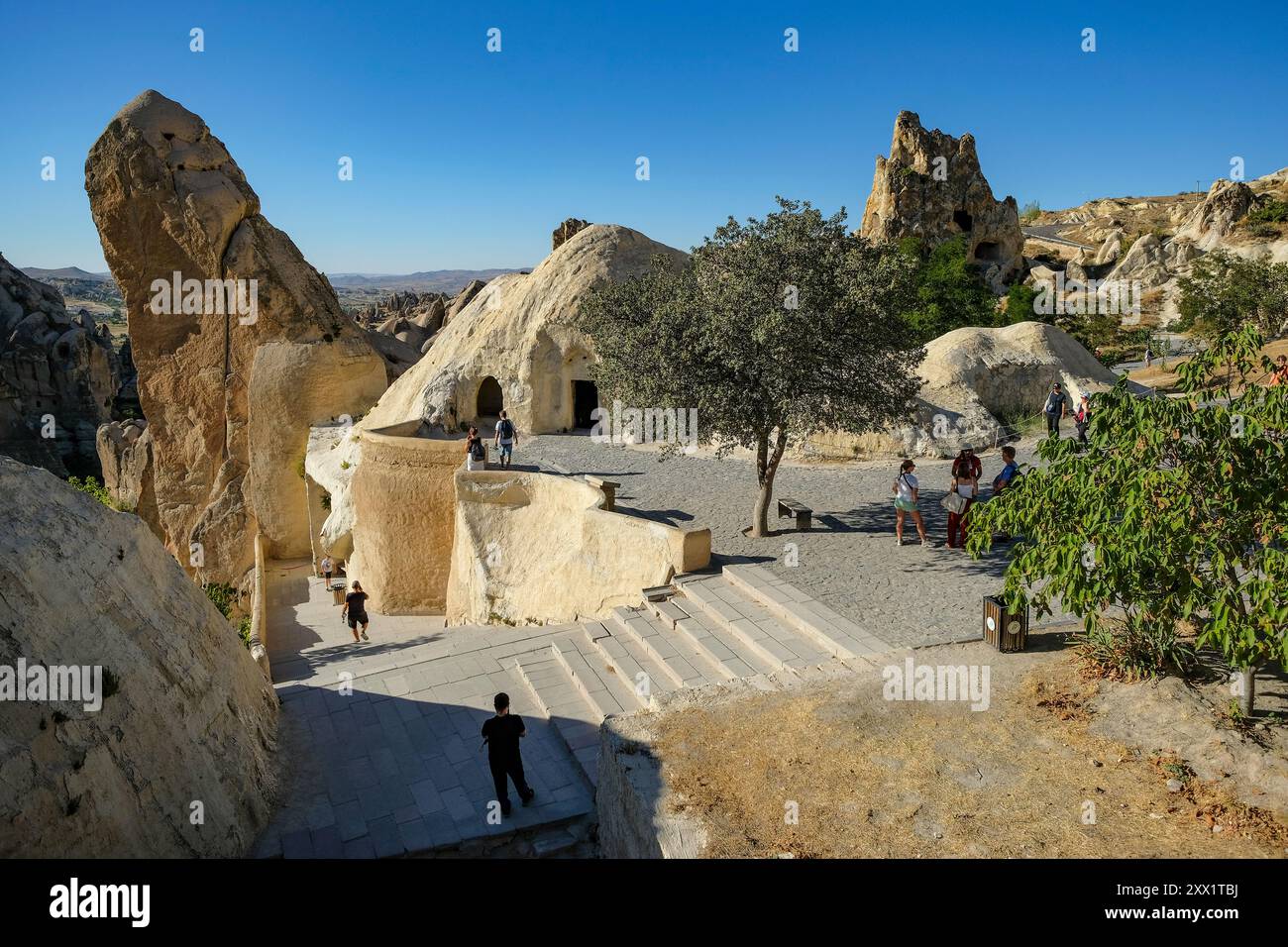 Goreme, Turkey - August 15, 2024: View of the Goreme Open Air Museum in ...