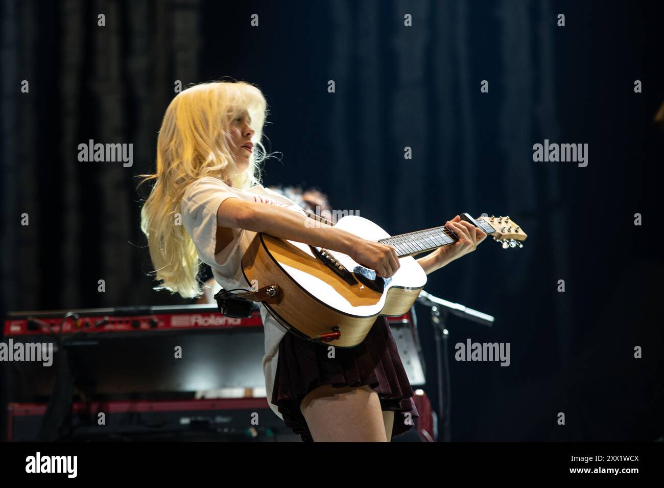 London, United Kingdom. 21th August 2024. Maisie Peters plays at the O2 ...