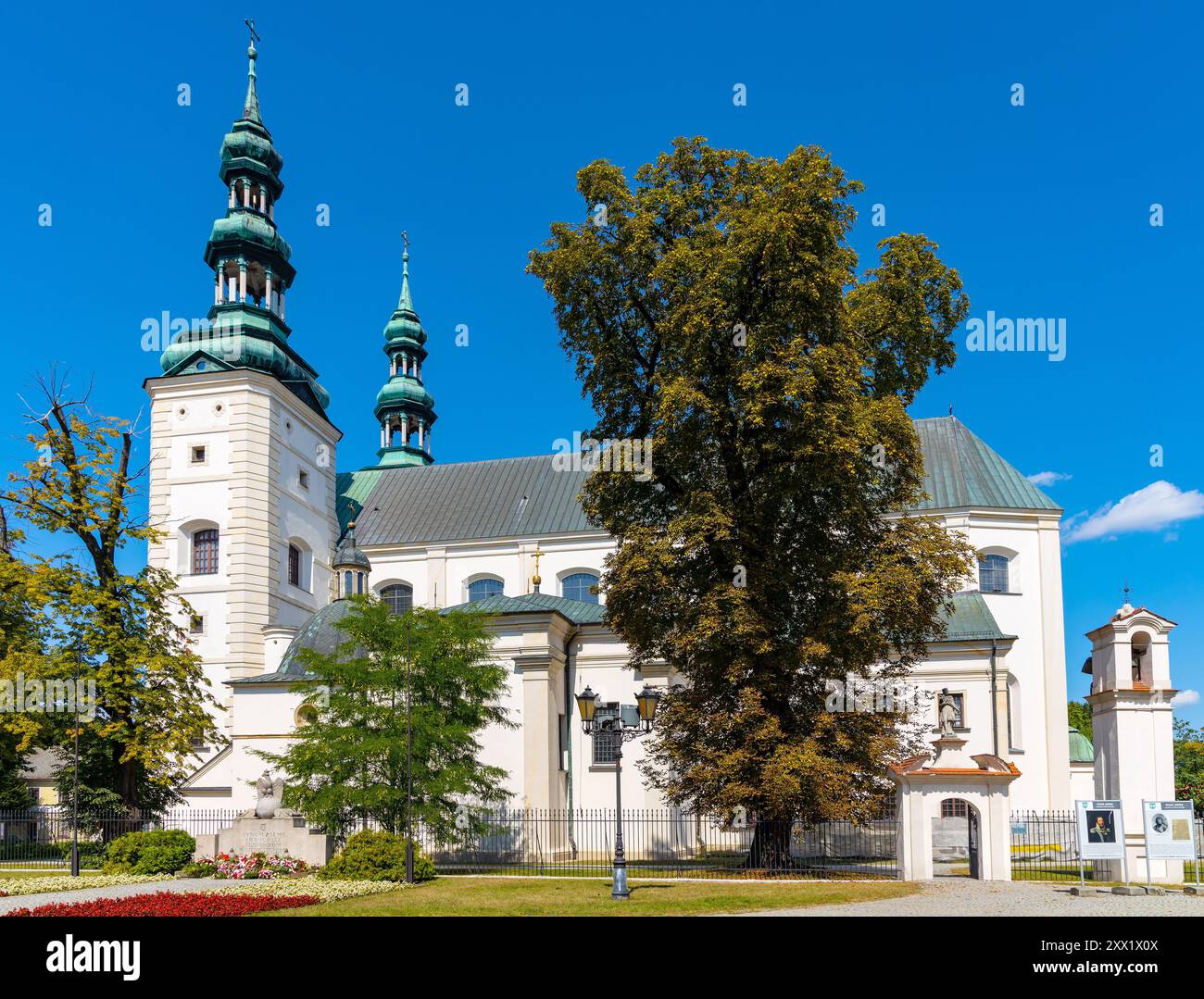 Lowicz, Poland - August 17, 2024: Cathedral Basilica of the Assumption ...