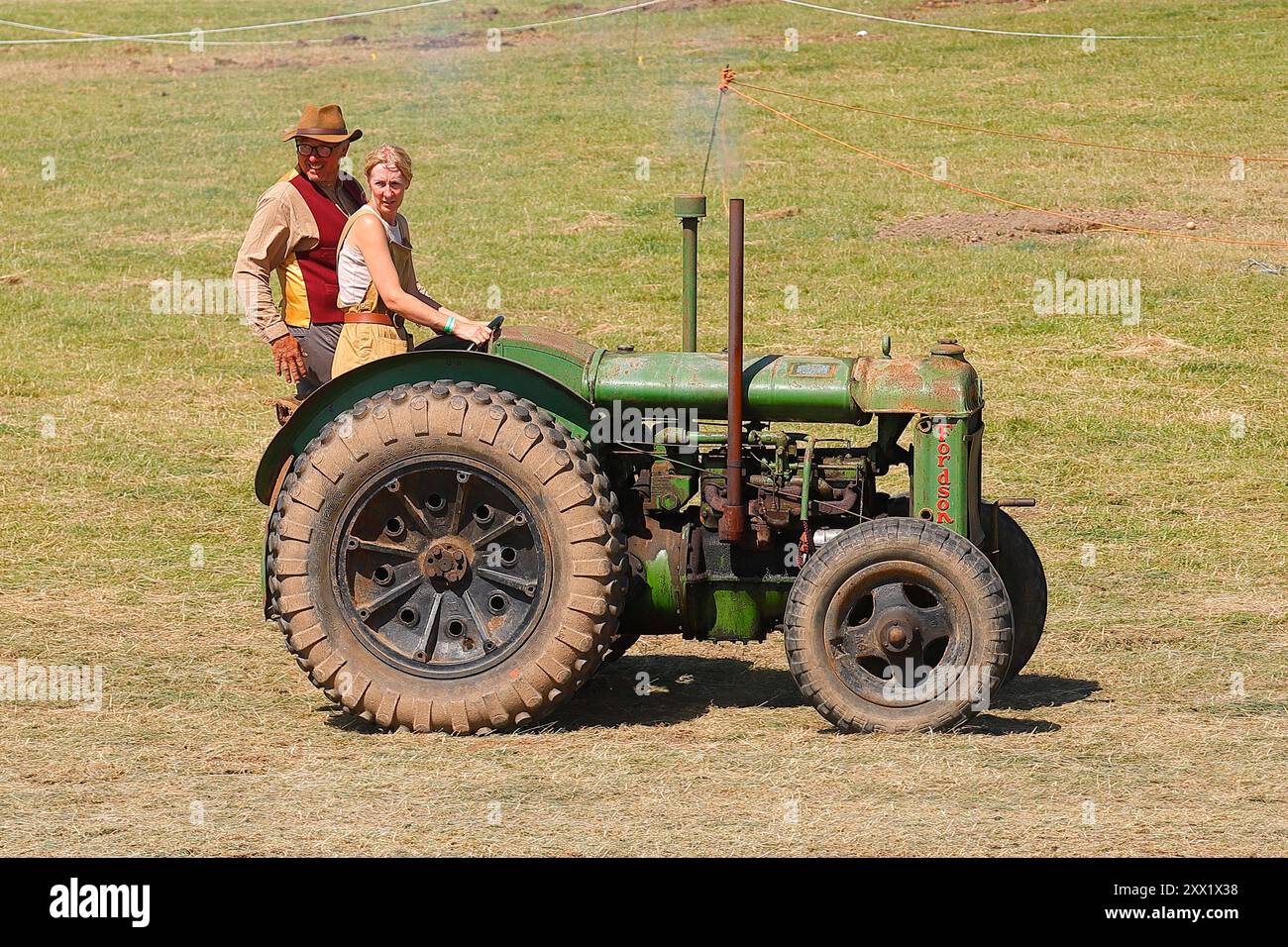 A Fordson tractor on parade at Yorkshire Wartime Experience in ...