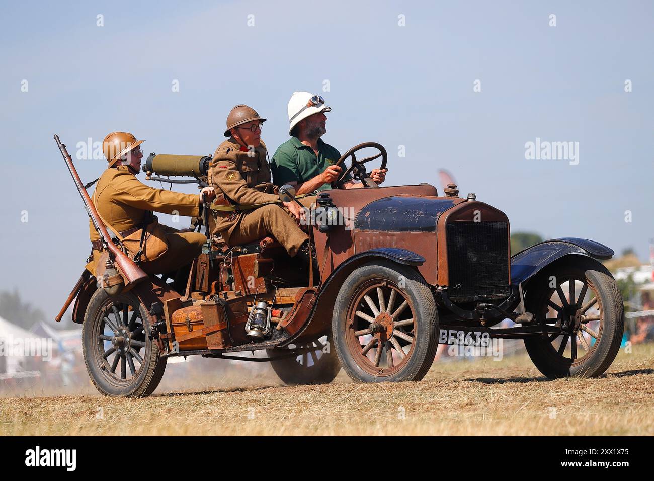 Military Ford Car on parade at Yorkshire Wartime Experience in ...