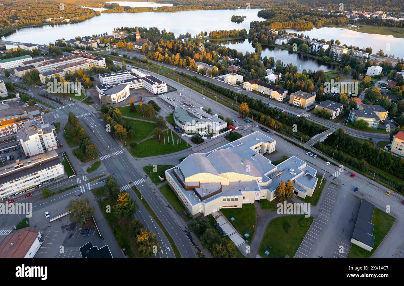 Rovaniemi is the capital of Lapland, in northern Finland Stock Photo ...