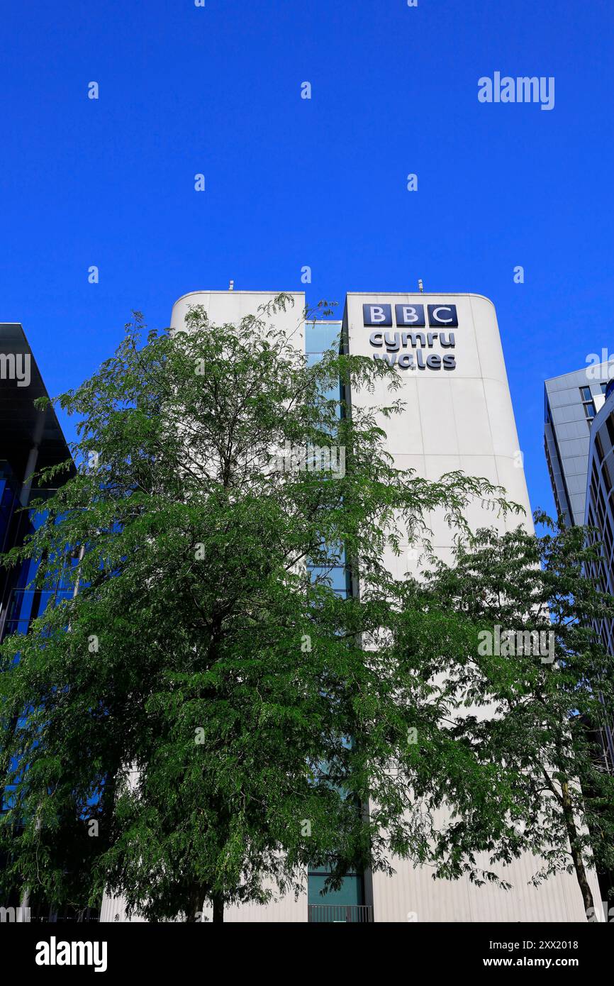 New BBC Cymru Wales building, Cardiff, South Wales, UK. Taken August ...