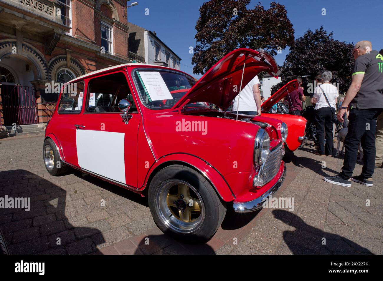 Red mini car hi-res stock photography and images - Alamy