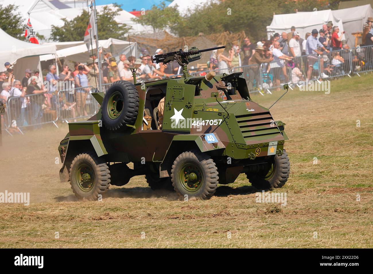An Otter light reconnaissance vehicle on parade at Yorkshire Wartime ...