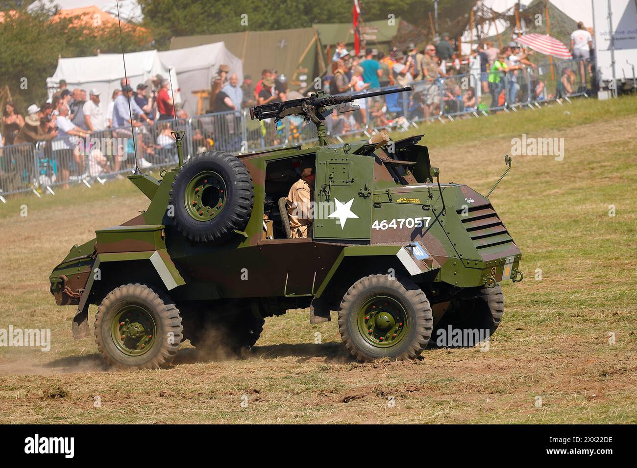 An Otter light reconnaissance vehicle on parade at Yorkshire Wartime ...