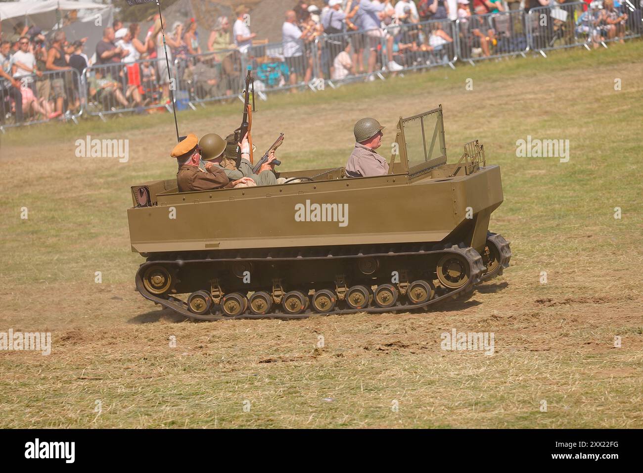 Studebaker M29 Weasel on parade at Yorkshire Wartime Experience in Hunsworth,West Yorkshire,UK ...
