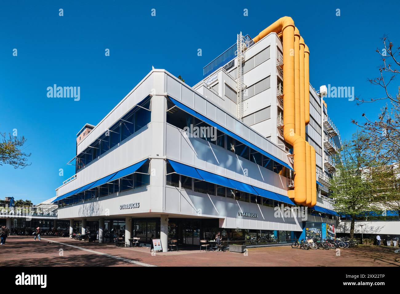 Rotterdam, Netherlands - April 10, 2024: Rotterdam Central Library ...