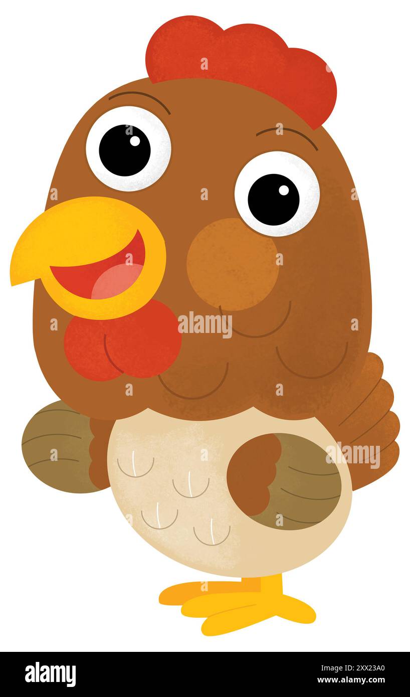 Cute hen cartoon hi-res stock photography and images - Alamy