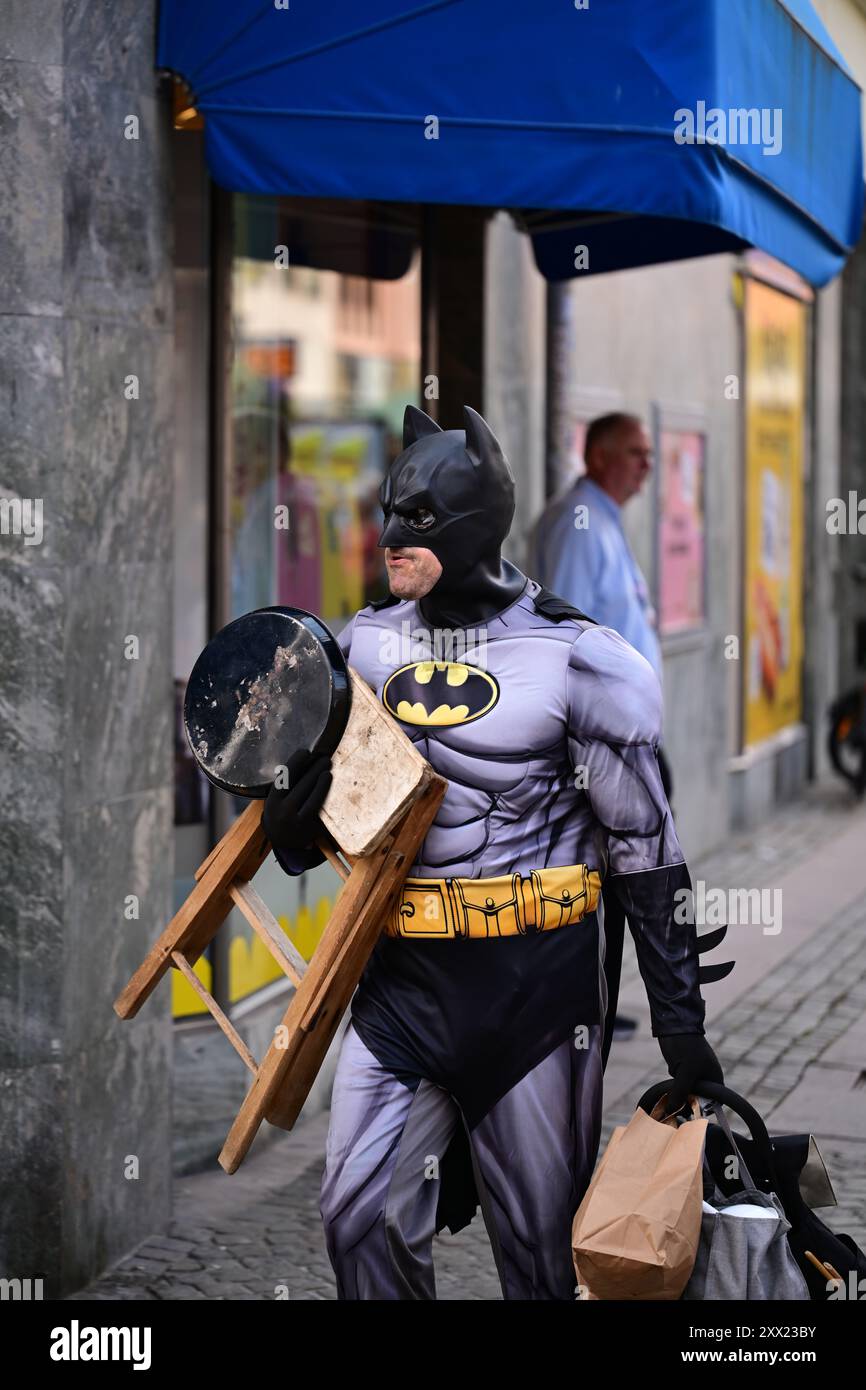 Batman on the street during the annual Malmö festival Stock Photo - Alamy