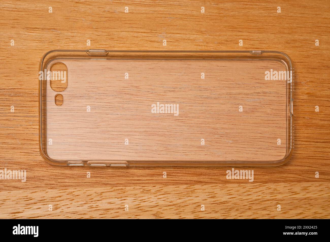 Used iPhone 8+ Clear Plastic Case Interior Stock Photo - Alamy