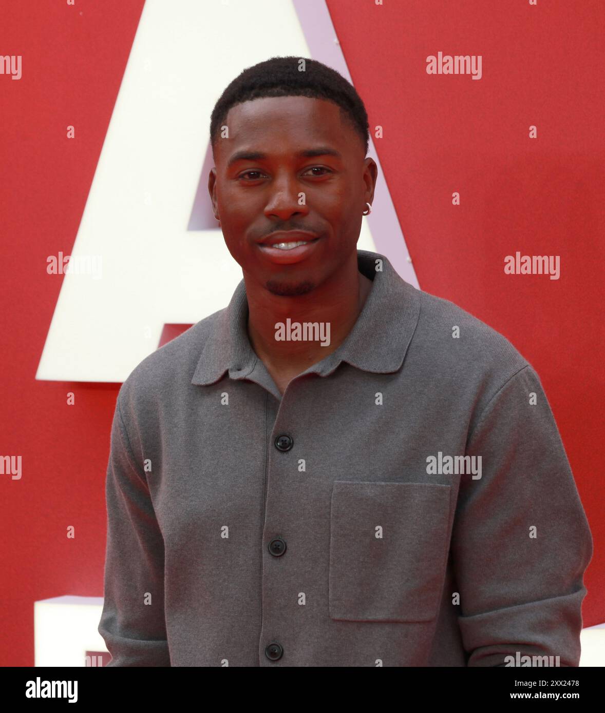 London, UK. Aaron Francis at the Alien: Romulus UK premiere. Cineworld ...