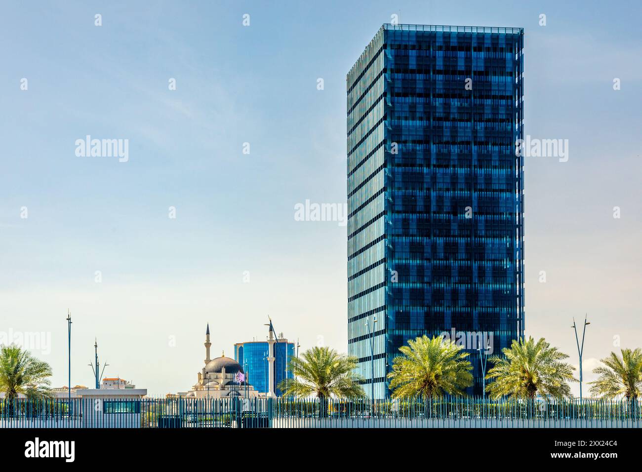 Djibouti city modern commercial skyscraper complex in central district ...