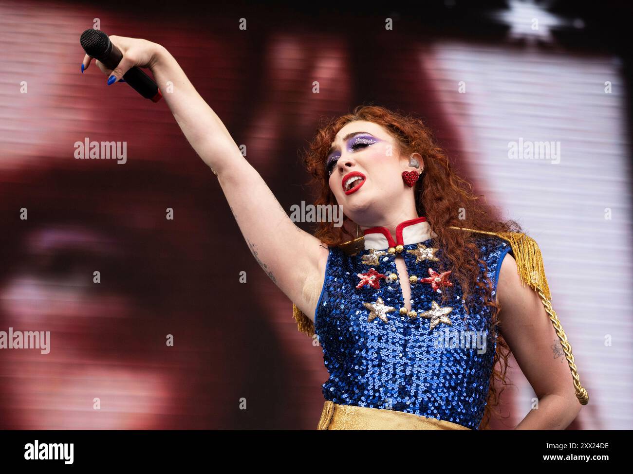 Chappell Roan performs at Outside Lands Music Festival in San Francisco ...