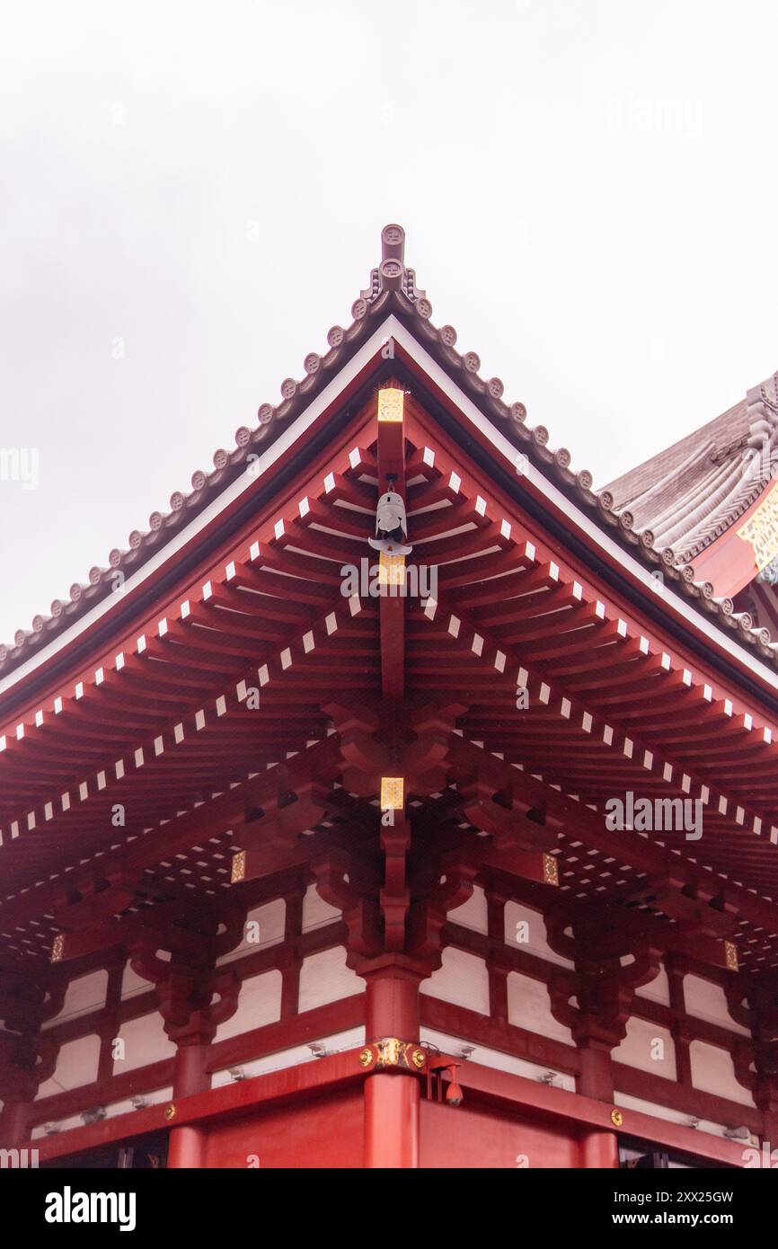 Corner of a japanese Temple Stock Photo - Alamy